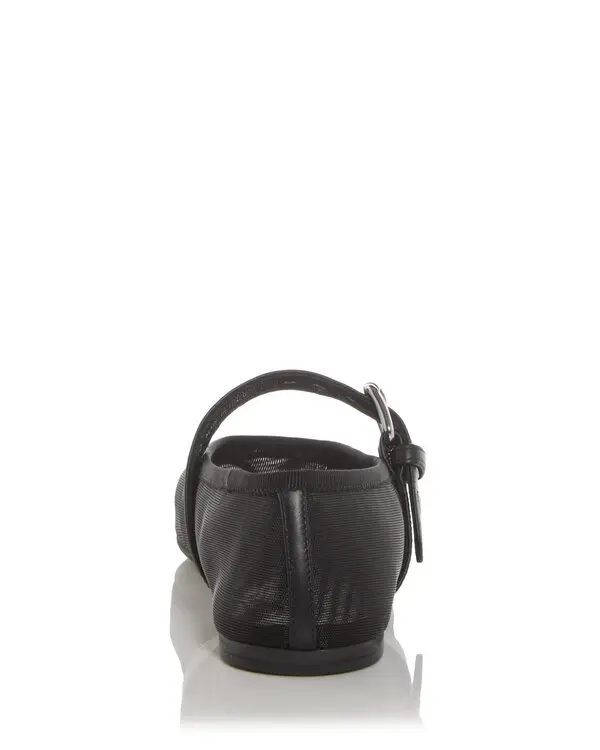 Miu Miu Mary Jane Flats - Nero