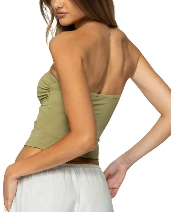 EDIKTED Abstract Ring Tube Top