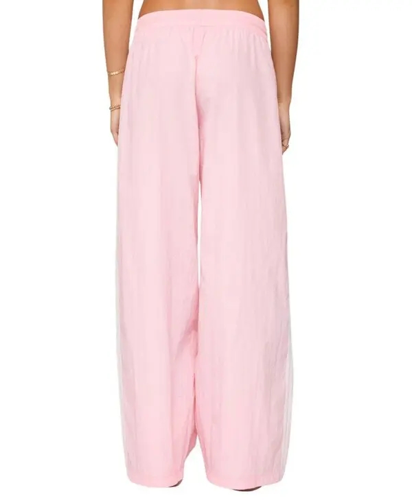 EDIKTED Annabella Nylon Track Pants - Light-pink