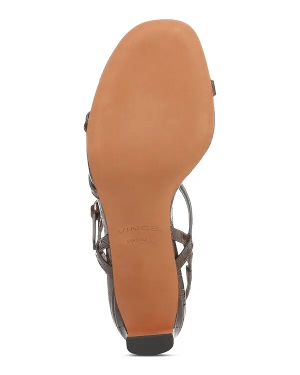 Vince Marcela Mid-heel Sandals - Cacao Brown