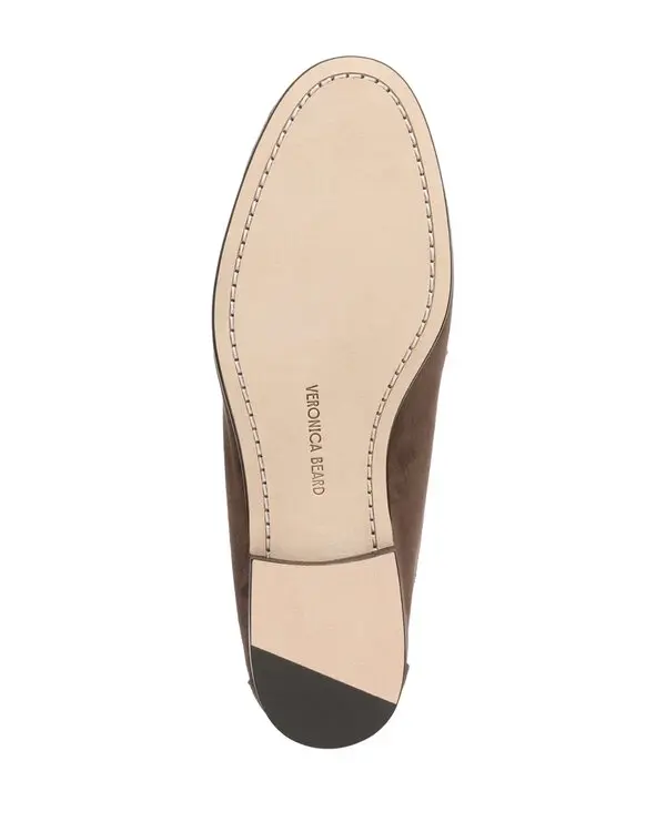 Veronica Beard Penny Chain Loafer Flats - Espresso