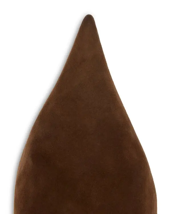 Dolce & Gabbana Pointed Booties - Rust