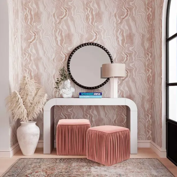 TOV FURNITURE Baria Round Mirror