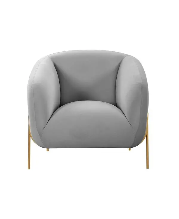 TOV FURNITURE Kandra Accent Chair - Grey