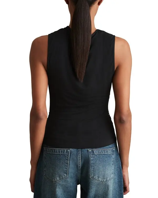 REISS Ruched Shoulder Vest