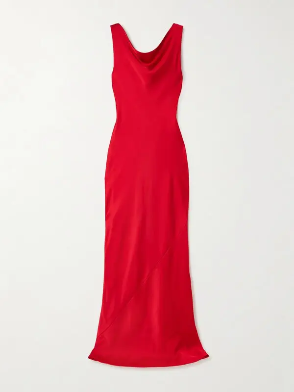 Norma Kamali Satin Gown