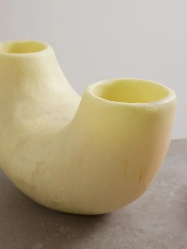 Dinosaur Designs Horn Large Resin Vase