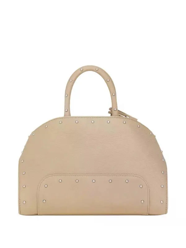 FERRAGAMO Hug Studded Leather Tote