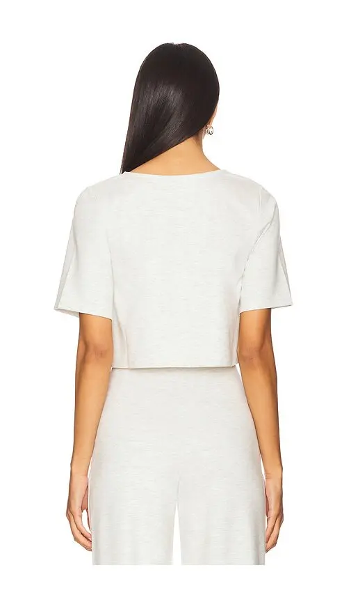 RIPLEY RADER Ponte Knit Short Sleeve Top