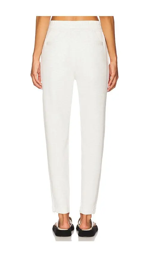 Varley Slim Zip Hem Pant 29.5 - Ivory Marl