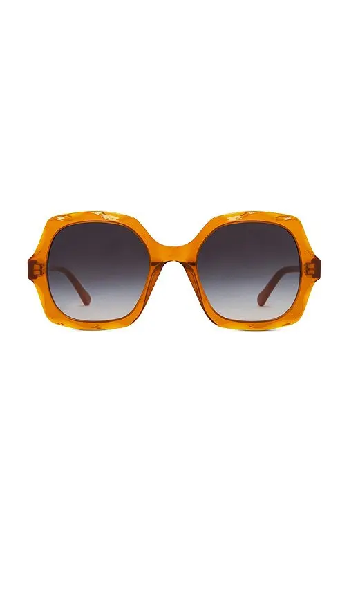Chloé Square Frame Sunglasses - Orange