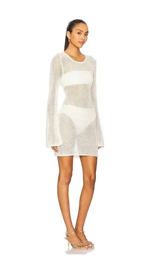 L*Space Cleo Crochet Knit Mini Dress