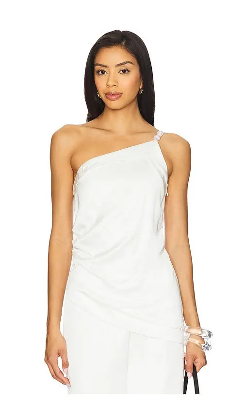 SNDYS. X Revolve Asymmetrical One-shoulder Top