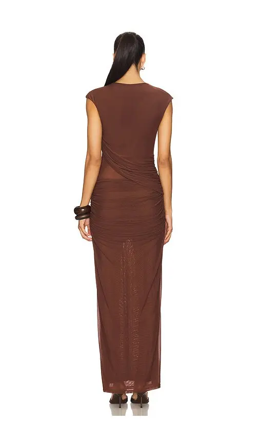 SNDYS. X Revolve Lorelai Maxi Dress - Chocolate