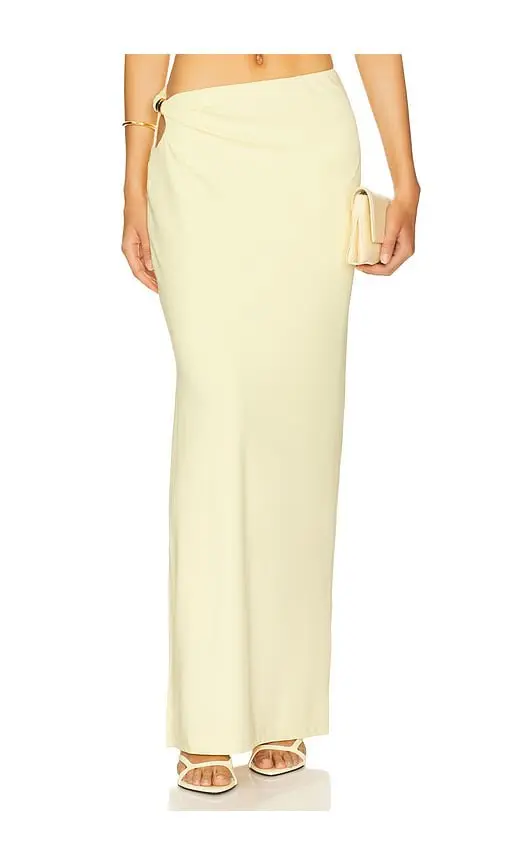 SNDYS. X Revolve Baylee Maxi Skirt - Yellow
