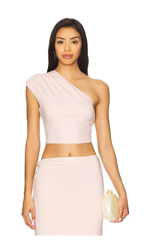SNDYS. X Revolve One-shoulder Cropped Top With Cut-out Detail