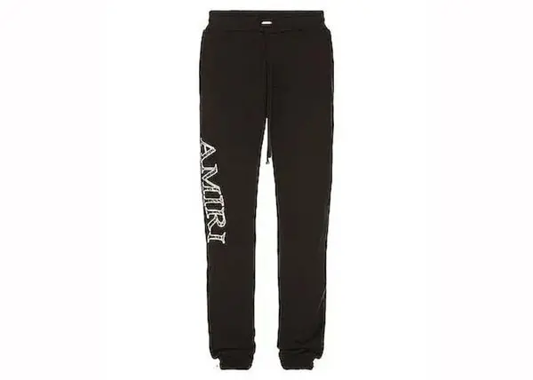Amiri Leopard Applique Sweatpants