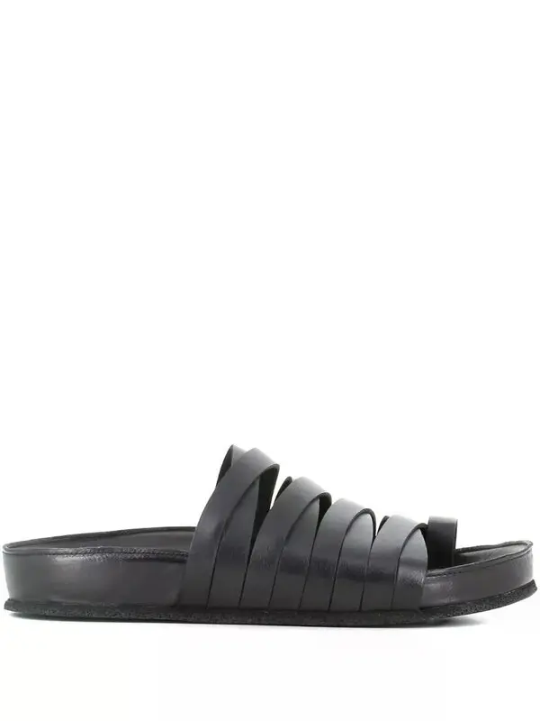 PANTANETTI Strappy Open-toe Sandals - Black
