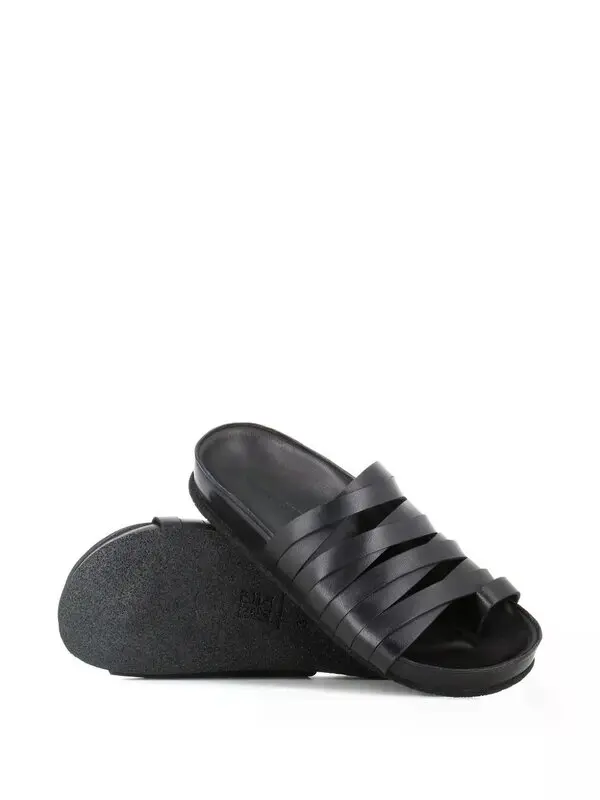 PANTANETTI Strappy Open-toe Sandals - Black