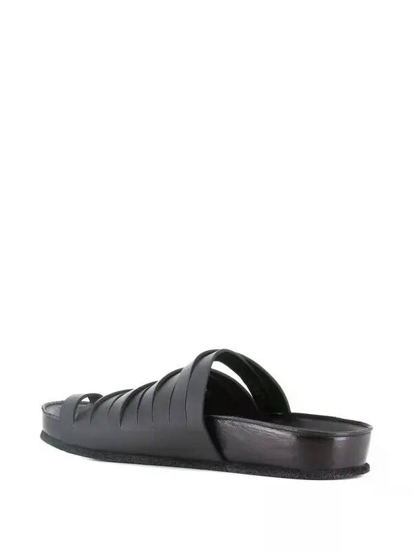 PANTANETTI Strappy Open-toe Sandals - Black