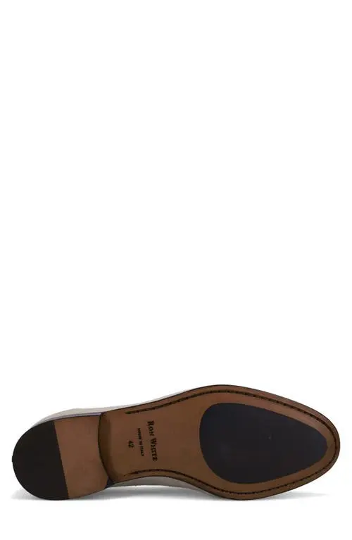Ron White Canvas Loafer With Tassel - Sand