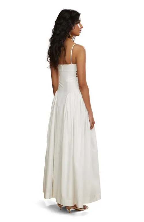 AMUR Aliza Midi Poplin Dress