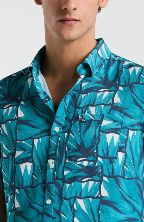 ORIGINAL PENGUIN Agave Short Sleeve Button-up Shirt