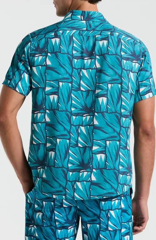 ORIGINAL PENGUIN Agave Short Sleeve Button-up Shirt