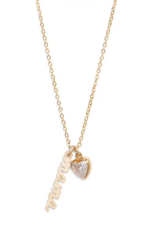 SET & STONES Vivienne Mama Pendant Necklace - Gold