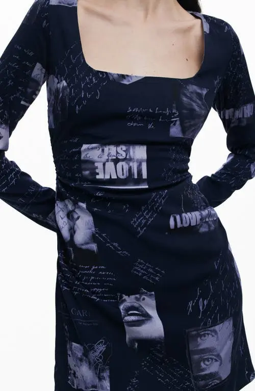 Desigual Long Sleeve Minidress
