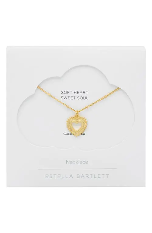 Estée Lauder Heartburst Pendant Necklace - Gold