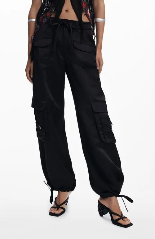 Desigual Cargo Pants - Black