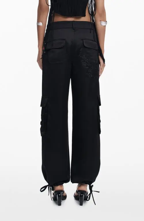 Desigual Cargo Pants - Black
