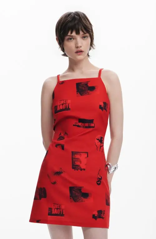 Desigual Printed Mini Dress