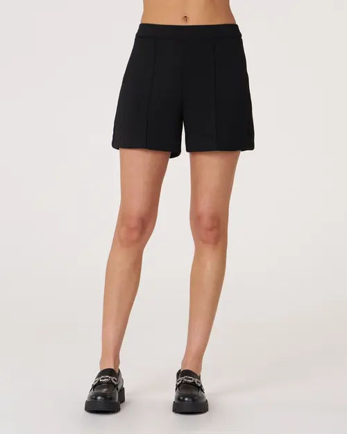 REBODY Madison Scuba Knit Short - Black