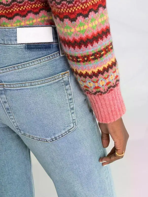RE/DONE Mid-rise Straight Leg Jeans
