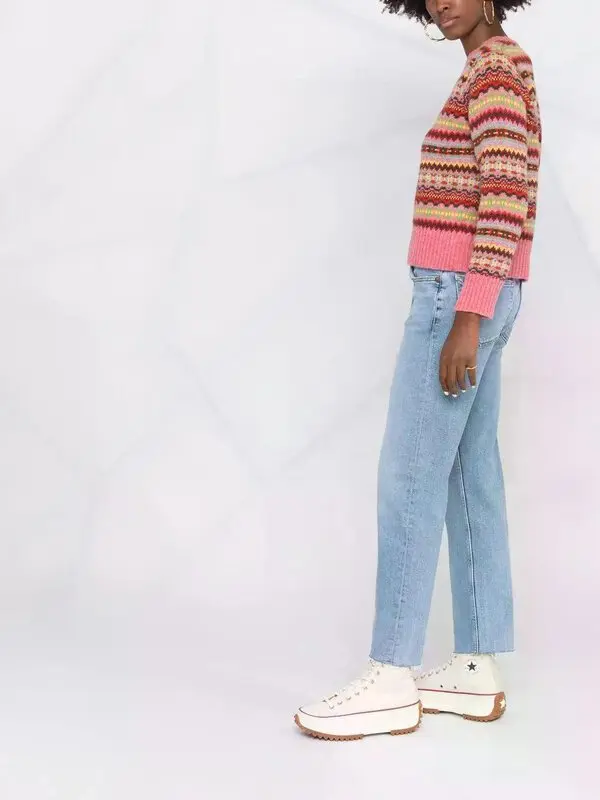 RE/DONE Mid-rise Straight Leg Jeans