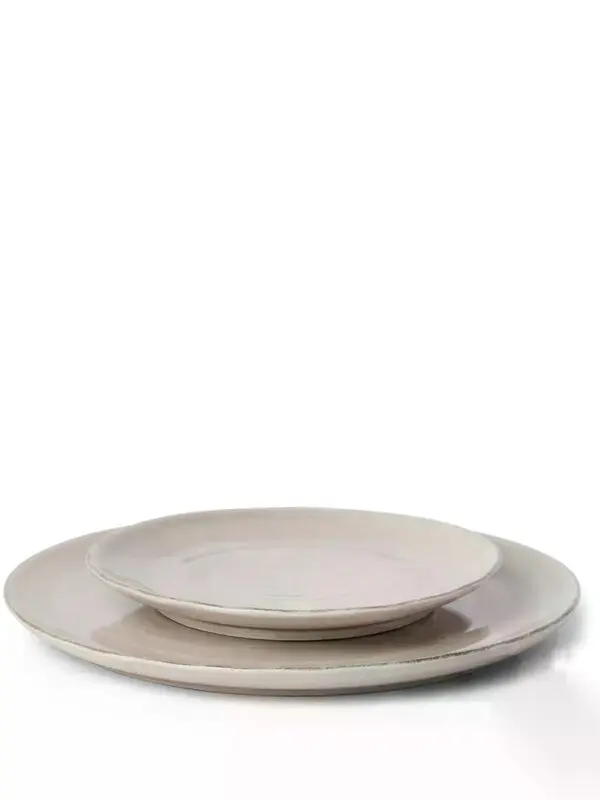 Brunello Cucinelli Ceramic Dining Plates - Brown