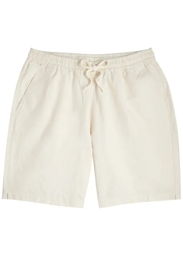 Universal Works Simple Linen-blend Shorts