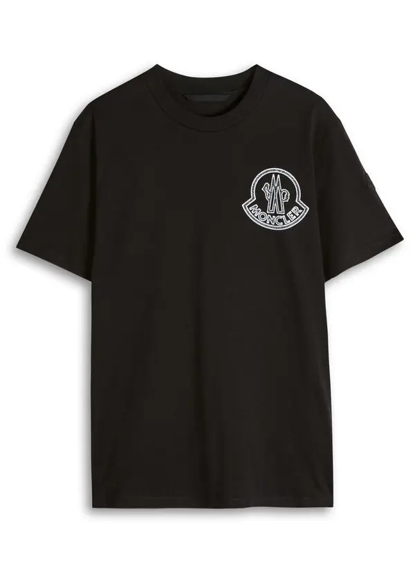 Moncler New Badge Logo-print Cotton T-shirt