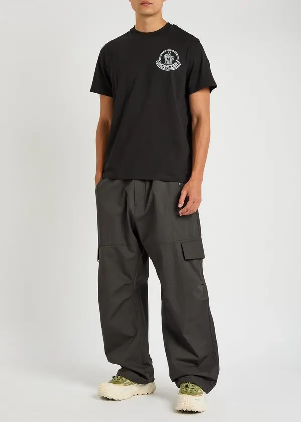 Moncler New Badge Logo-print Cotton T-shirt