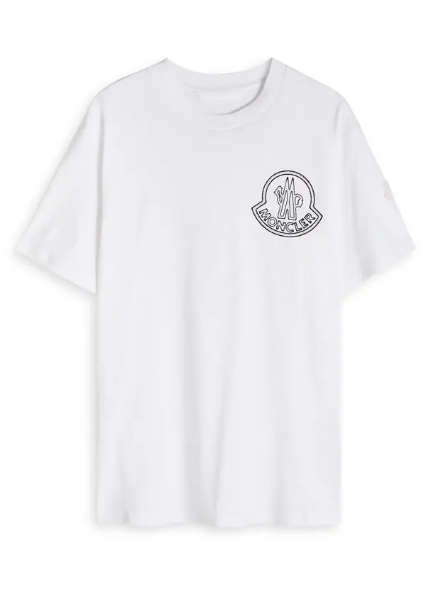Moncler New Badge Logo-print Cotton T-shirt