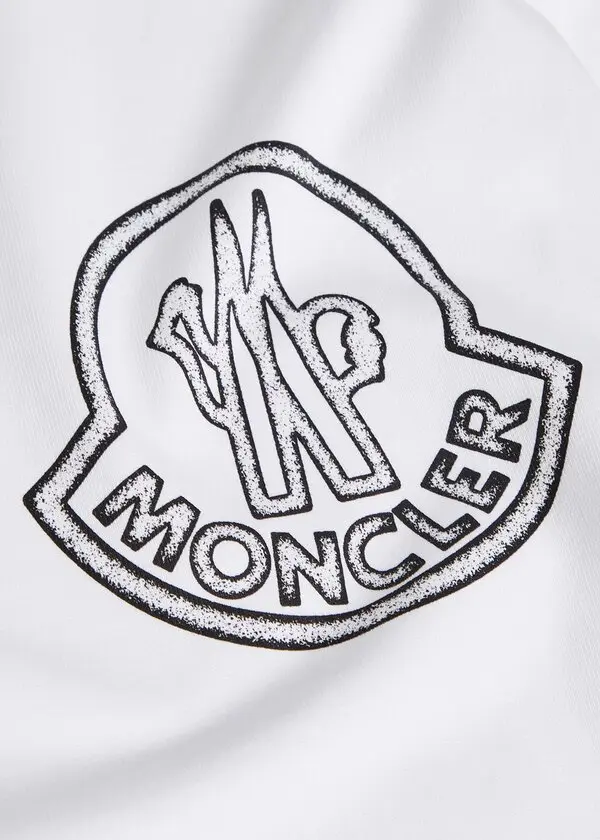 Moncler New Badge Logo-print Cotton T-shirt