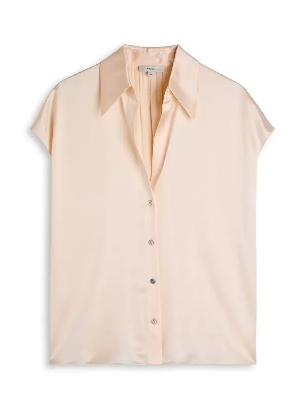 Vince Silk-satin Shirt