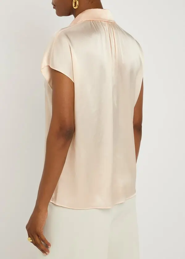 Vince Silk-satin Shirt
