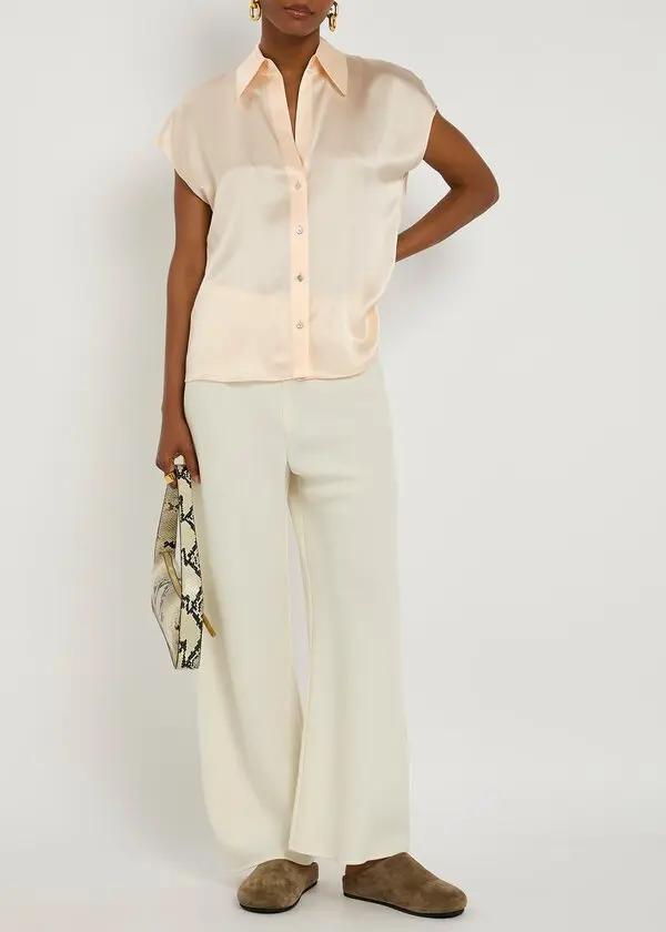 Vince Silk-satin Shirt