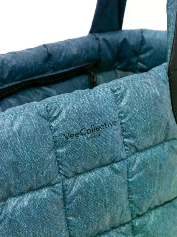 VEECOLLECTIVE Padded Nylon Tote Bag