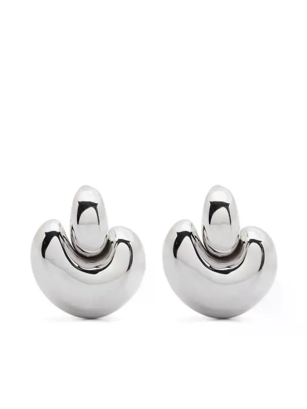 MARIA BLACK Tryvann Earrings - Silver