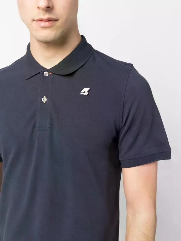 K-WAY Logo-patch Polo Shirt