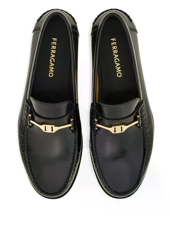 FERRAGAMO Leather Loafers